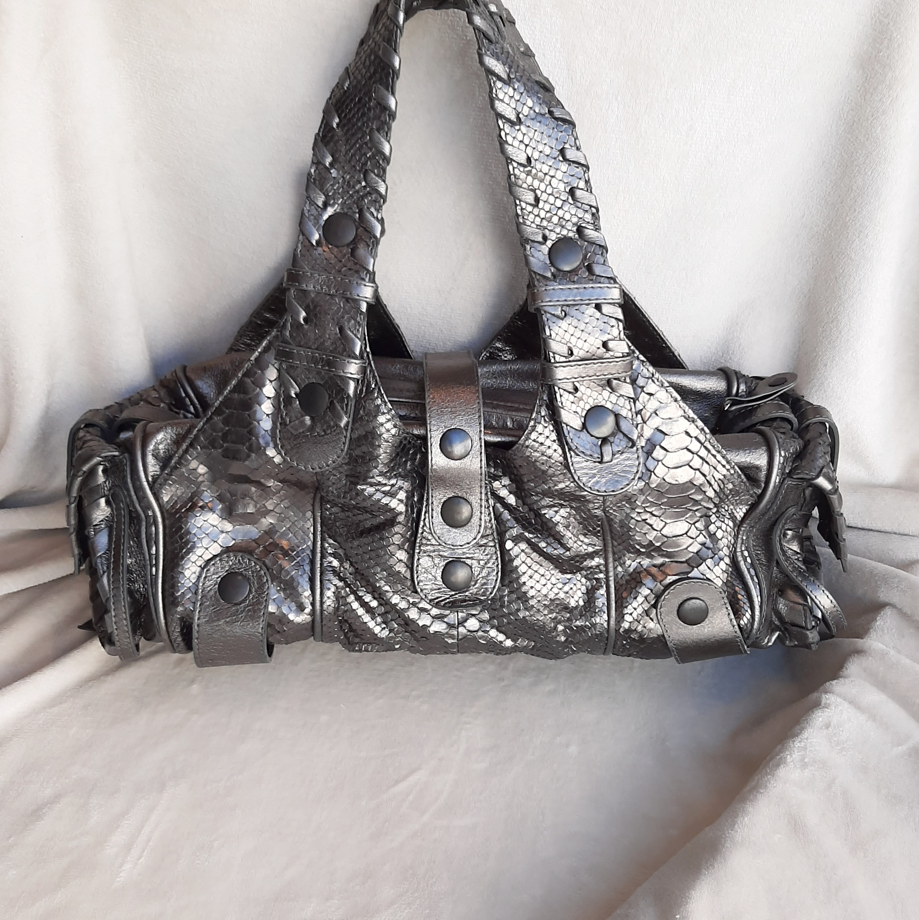 Chloé Python Silverado Satchel taska - Attikk