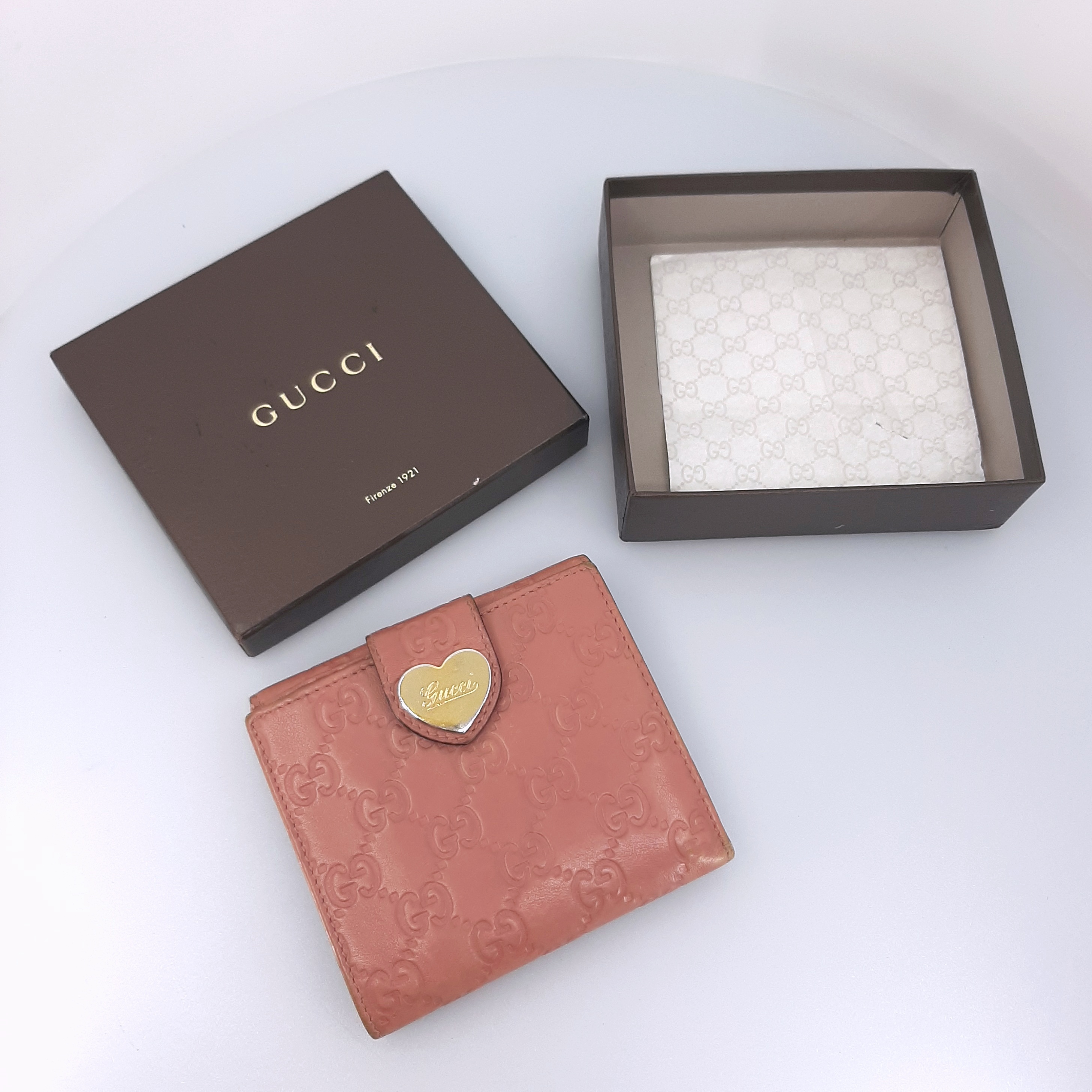Gucci Heart Metallic Guccissima veski - Attikk