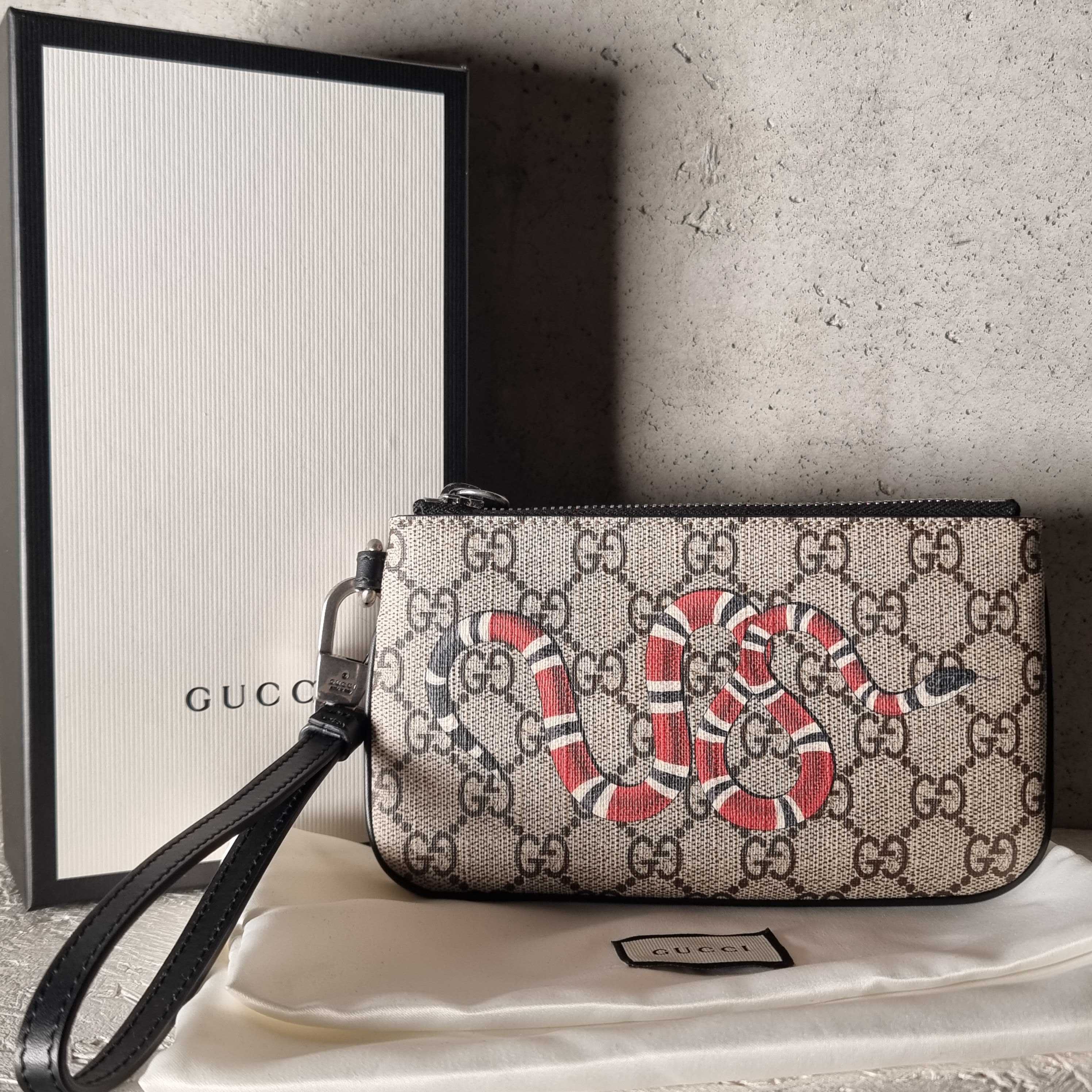 Gucci Monogram Snake Clutch Lim.Ed. - Attikk